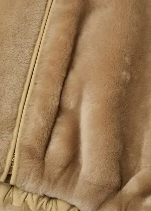 Loro Piana Bomber Jacket With Fur Trim