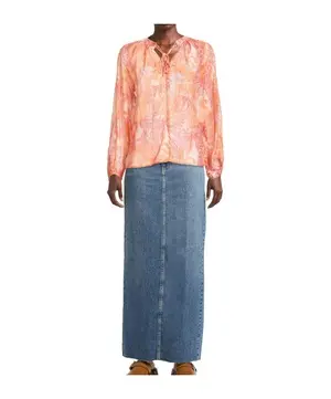 Max Mara Bohemian Tropical Print Blouse