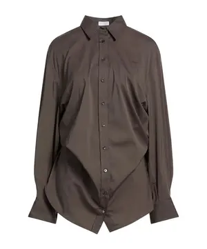 Brunello Cucinelli Solid Colour Shirts - Brown