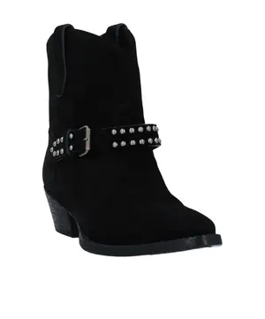 Saint Laurent Solid-color Leather Shoes - Black