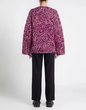 GANNI Colorful Thick Wool Knit Sweater