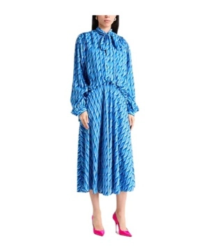 Balenciaga Printed Crepe Dress