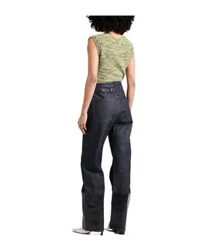 MAISON MARGIELA Straight-leg Rubberized Jeans
