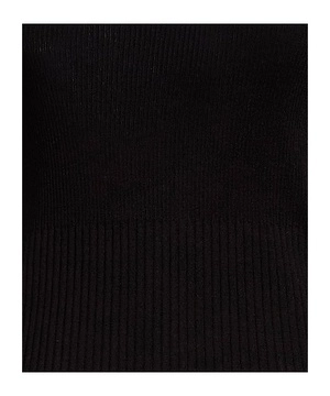 Max Mara Solid Knit Base Layer Top - Black