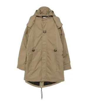 Martine Rose Hooded Drawstring-waist Coat - Brown