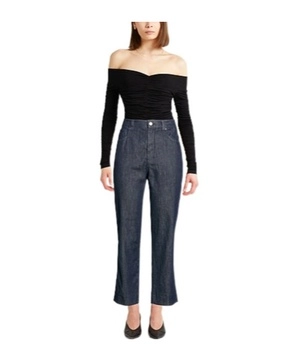 Max Mara Denim Straight-leg Pants