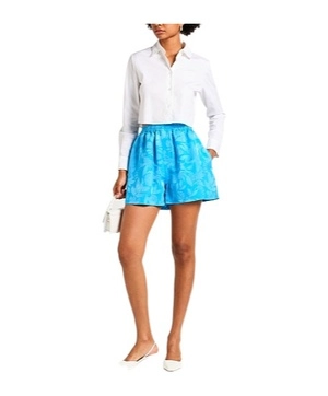 Balenciaga Floral Jacquard Shorts