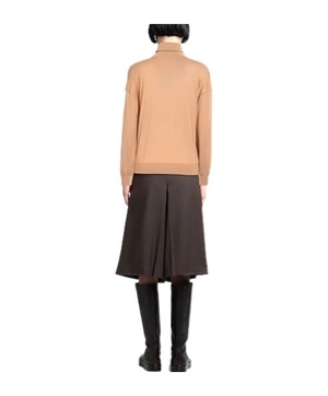 Saint Laurent Solid Color Wool Knit Sweater