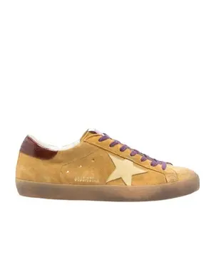 GOLDEN GOOSE Super Star Suede Sneakers - Yellow