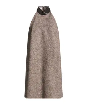 Brunello Cucinelli Sleeveless Wool Dress With Boning