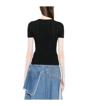 J.W.ANDERSON Pointelle Bow Top