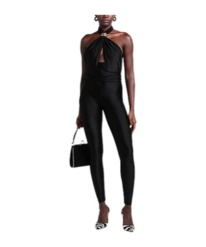 Saint Laurent Sleeveless V-neck Jumpsuit