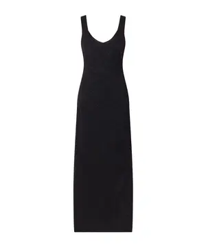 Dries Van Noten Sleeveless Floral Jacquard Maxi Dress