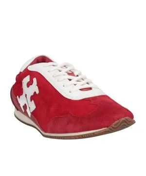 Tory Burch Two-tone Leather Low-top Sneakers