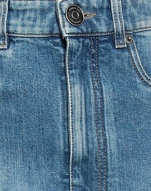 Burberry Denim Flared Skirt