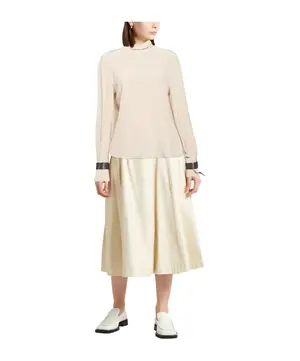 Brunello Cucinelli Solid-color Turtleneck Long-sleeve Shirt