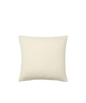 Loro Piana Diamond Cushion - White