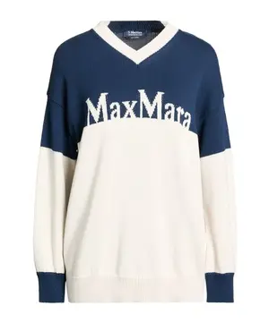 Max Mara Color Block Jumpers - Blue