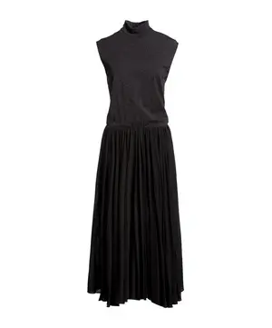 Brunello Cucinelli Pleated Dress - Black