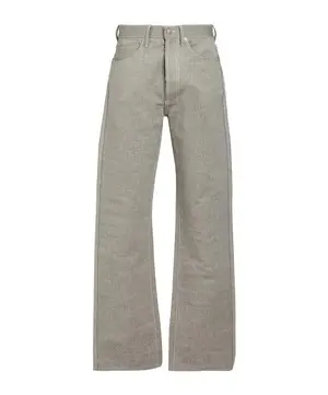 MAISON MARGIELA Solid Color Casual Trousers - Black