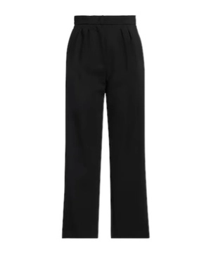 Max Mara Solid Slim-fit Pants - Black
