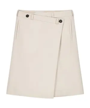Coperni Button-detail Circular Midi Skirt - White