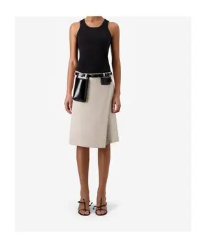 Coperni Button-detail Circular Midi Skirt
