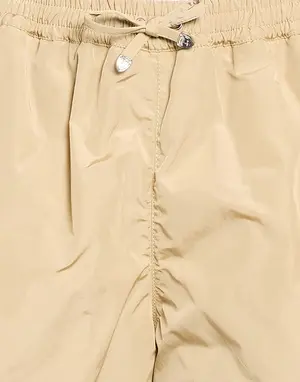 Burberry Solid Color Drawstring Shorts