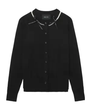 Simone Rocha Pearl Embellished Cardigan