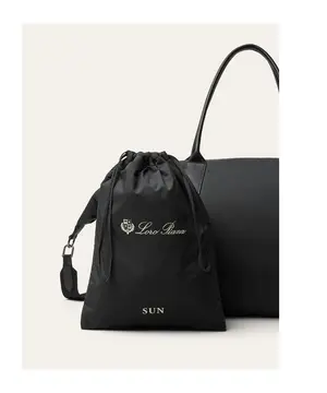 Loro Piana Wind Duffle Bag - Black/agate