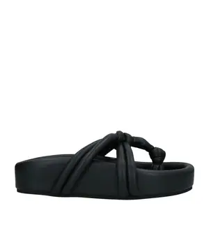 MAISON MARGIELA Solid-color Flip-flops - Black