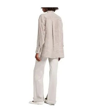 Brunello Cucinelli Striped Long Shirt