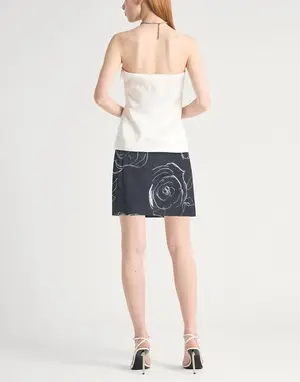 Marni Floral Print Flared Poplin Skirt