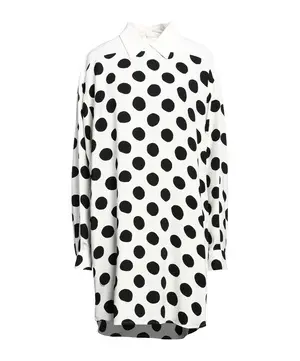 Marni Polka Dot Crepe Shirt Dress