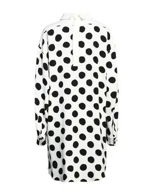 Marni Polka Dot Crepe Shirt Dress