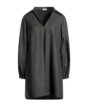 Brunello Cucinelli Long Sleeve Dress - Black