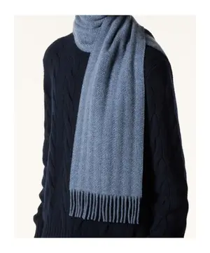 Loro Piana Barre Stripe Scarf - Aviation/sapphire