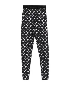 MARINE SERRE Moon Print Leggings - Black
