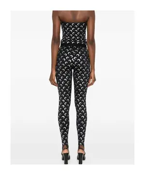 MARINE SERRE Moon Print Leggings