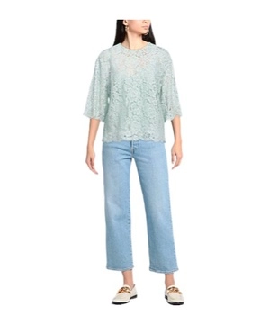Dolce & Gabbana Solidcolor Lace Top