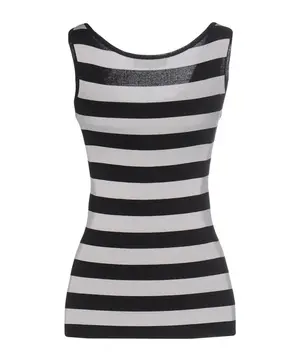 Dolce & Gabbana Striped Silk Tops
