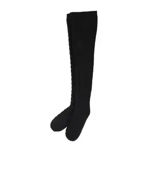 Dolce & Gabbana Solid Color Socks - Black