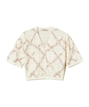 TWINSET Floral Pattern Cardigan
