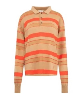J.W.ANDERSON Striped Polo Shirt