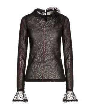 Isabel Marant Étoile Solid Color Long Sleeve Knit Sweater - Black