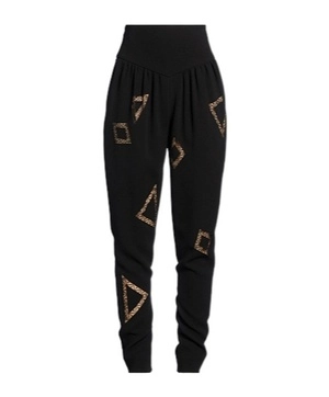 Chloé Tapered Trousers With Geometric Appliqu