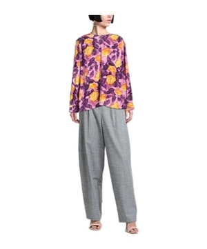 Marni Floral Print Long Sleeve Top