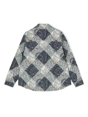 Etro Paisley & Diamond Print Jacket