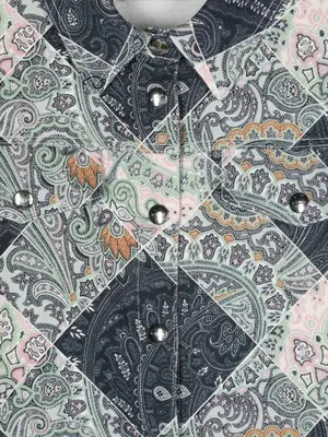 Etro Paisley & Diamond Print Jacket