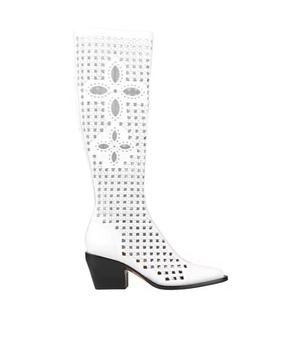 Chloé Leather Pointed Toe Boots